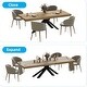 62"-78" Extendable Dining Table for 6-8 Person, Dining Room Tables ...