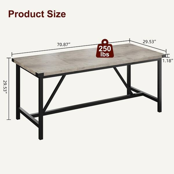 what size rectangle table for 8