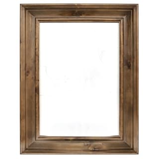 24x36 Brown Woodland Frame with Wood Tone Ideal for Home Decor - Bed ...