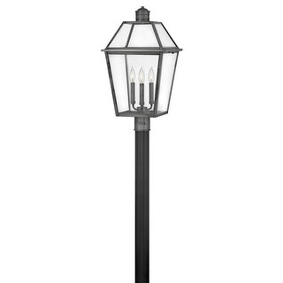 Hinkley Lighting Nouvelle 3 Light 25" Tall Heritage Single Head Post ...