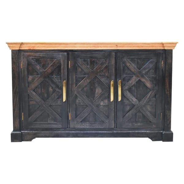 rustic sideboard black