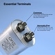 ONE Power 7.5-MFD, 370V or 440V Single Run A/C Capacitor 7.5 uF CBB65B ...