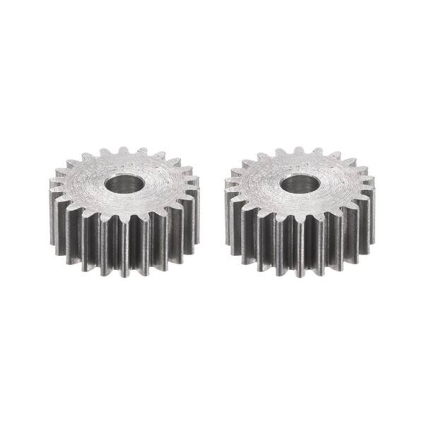 2pcs Spur Gear 6mm Inner Hole Gear 22T Mod 1 Carbon Steel Motor Gear ...