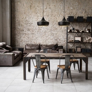 Marcus River of Goods Black and Gold-Finish Metal Adjustable Drop ...