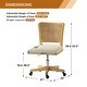 Calcutta Modern Rattan Back Task Chair with Solid Wood Legs by HULALA ...