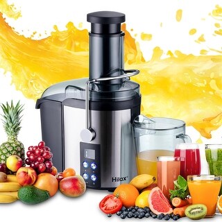 Centrifugal Juicer Machine - LCD Monitor 1100W Juice Maker Extractor, 5 ...
