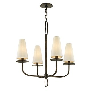 Troy Lighting F6295 Marcel 4 Light 26" Wide Chandelier with Hardback ...