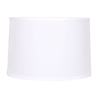 Sagebrook Home Polylinen, 15X16X11" Lamp Shade, White , Round, 11"H ...
