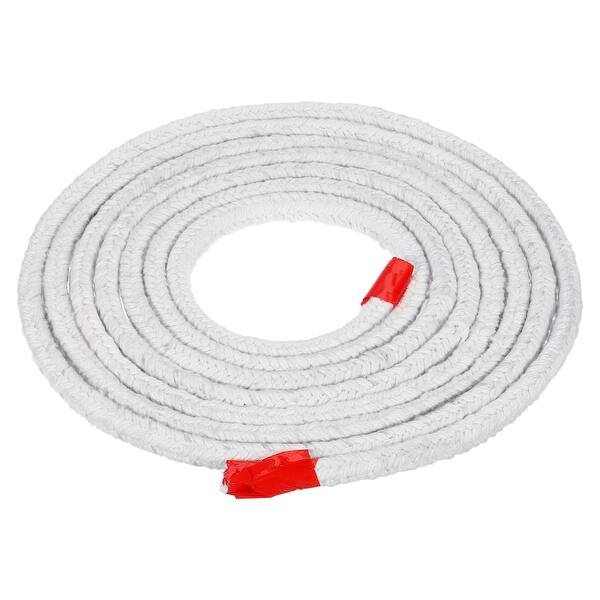 13.12ft x 0.39 inch Ceramic Fiber Rope Square Braided Rope Gasket Seal ...
