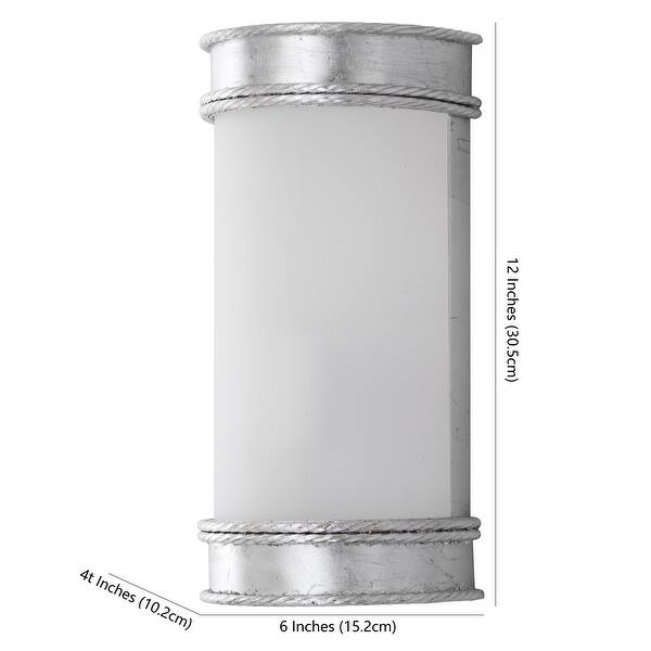 silver leaf wall sconce