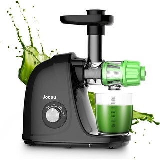 Slow Masticating Juicer with Soft/Hard Modes Easy to Clean Quiet Motor ...