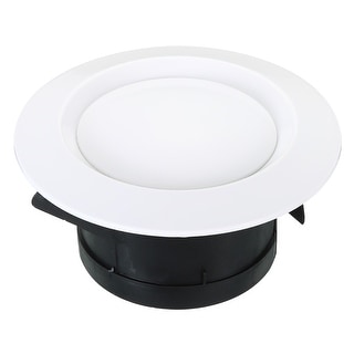 4" Round Air Vent Adjustable Ceiling Diffuser Grill Louver Soffit Vent ...