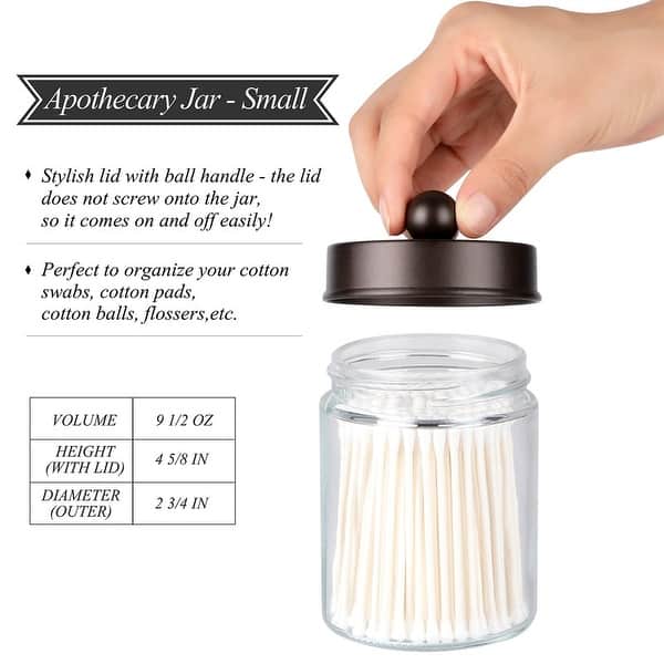 apothecary jars small
