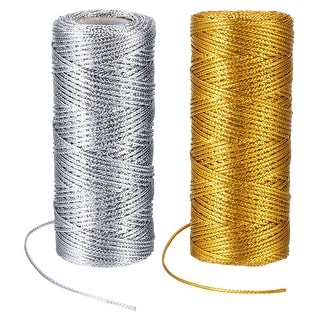 Decorative Metallic Bakers Twine, 1 Rolls Wrapping Twine String Rope ...