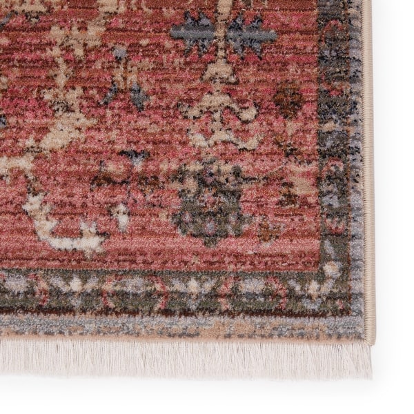 Marcella Oriental Pink/ Gray Area Rug - On Sale - Bed Bath & Beyond ...