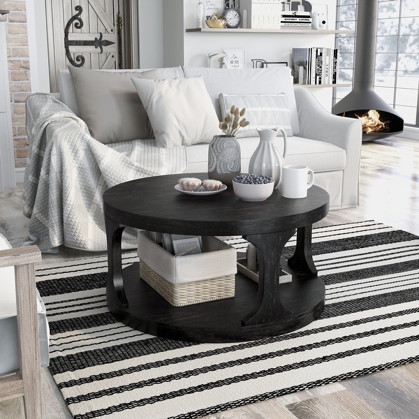 Black rustic coffee table store