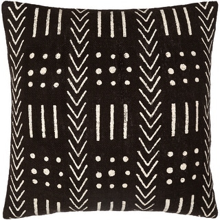 Tazmin Bold Block Printed Geometric Hand Woven Throw Pillow - Bed Bath ...