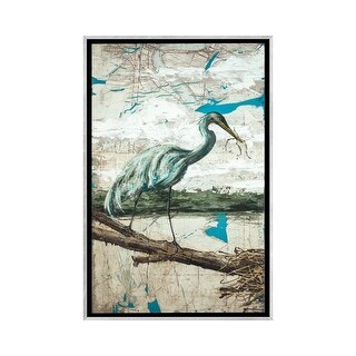 iCanvas "Midway Heron II" by Allison Wickey Framed - Bed Bath & Beyond ...