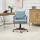 Adjustable Swivel Accent Chair Light Blue Computer Chair Office Chair ...