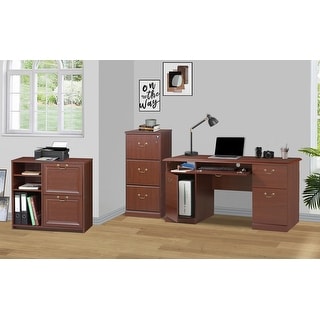 Executive Desk with Spacious Storage and Hidden Keyboard Tray - Bed ...