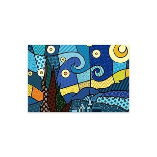 Starry Night 2 (After Vincent Van Gogh) Print On Acrylic Glass by ...