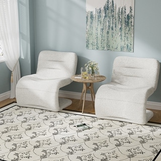 Ouyessir S-shaped Upholstered Side Chair - Bed Bath & Beyond - 40107608