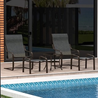 All-Weather C Spring Motion Chair with Ottoman Set of 5 - Bed Bath ...