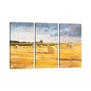 iCanvas "Swedish Field" by Joseph Cates 3-Piece Canvas Wall Art Set ...
