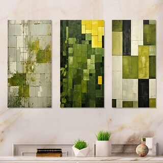 Designart - Green Eco Friendly Cubic Collage I - Solar Panels Metal ...