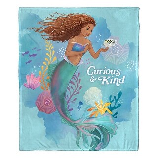 Disney Little Mermaid Curious and Kind Silk Touch Throw Blanket - Bed ...