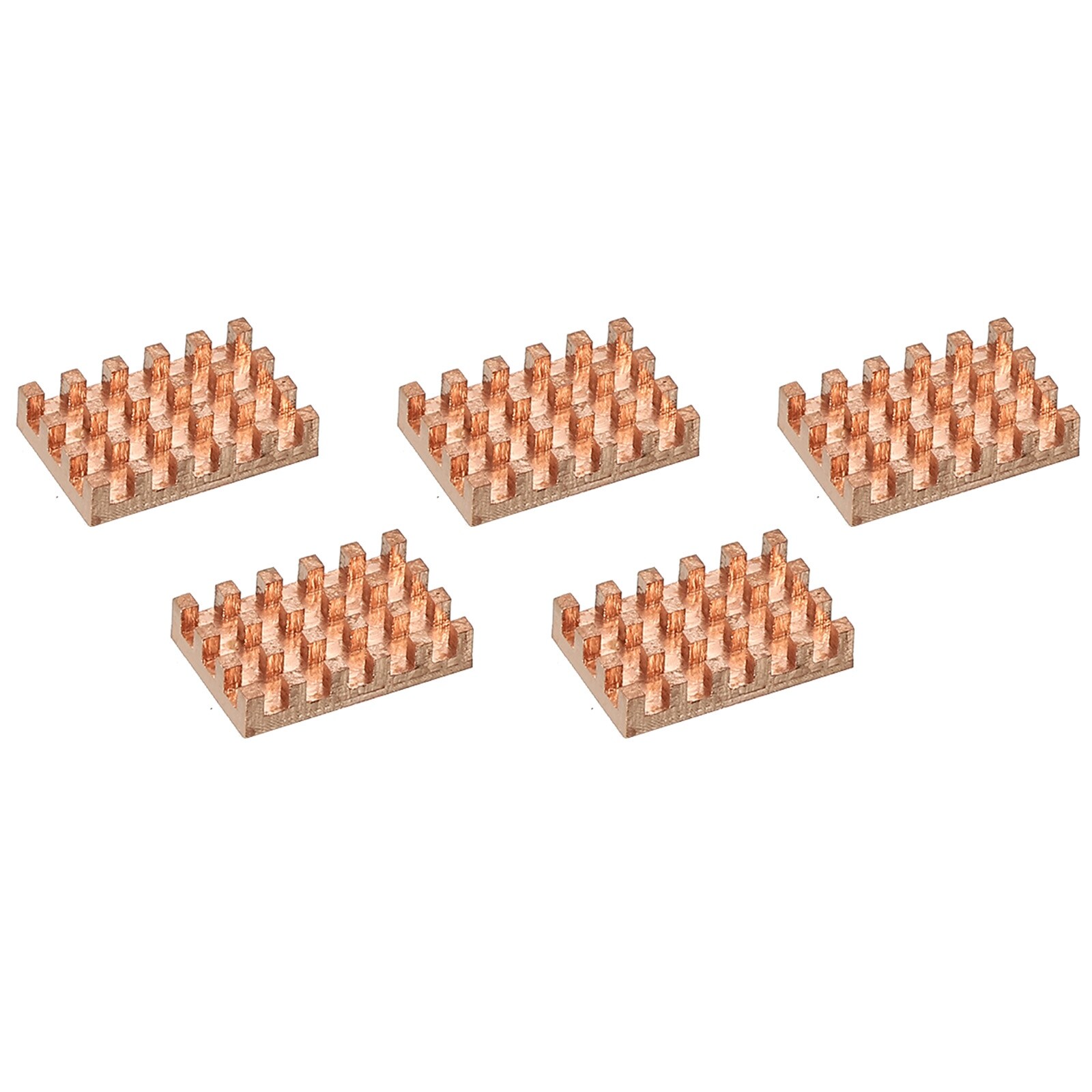 Heatsink Kit Pure Copper 14x14x3mm for IC MOS with Thermal Pads Pack of 5 - Gold Tone - Bed Bath ...