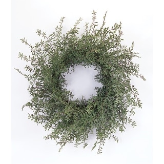 Artificial Foliage Wreaths, Green 24-Inch - Bed Bath & Beyond - 37192271