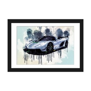 iCanvas "Koenigsegg Jesko 2020 Hypercar Front View New Luxury Supercar ...