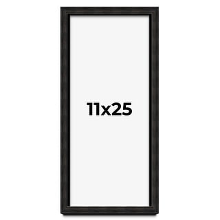 11x25 Shadow Box Black Rustic Barnwood Display Frame | 1.125 Inch - Bed ...