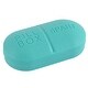 Plastic Oval Shape Medicine Vitamin Pill Tablet Storage Case Container ...