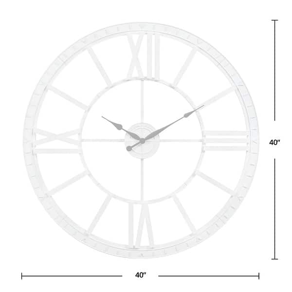 & Co. Bronze Big Time Wall Clock, Modern, Analog, 40 x 2 x 40 in - Bed ...