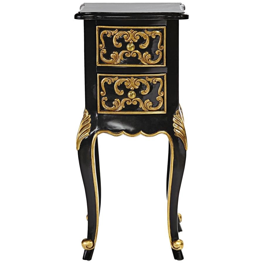 baroque bedside table