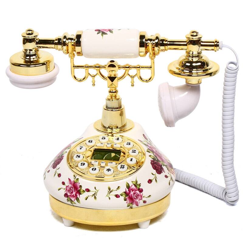 Vintage Telephones Living Room Decor Accent Piece Gift - Overstock ...