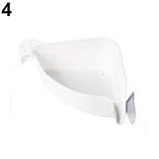 Triangle Double Sucker Wall Corner Shelf Rack Bathroom Kitchen Storage ...
