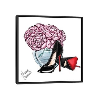 iCanvas "Loubs And Flowers" by AtelierConsolo Framed Canvas Print - Bed ...