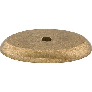 Top Knobs Oval 1-1/2 Inch Knob Backplate from the Aspen Series - Bed ...