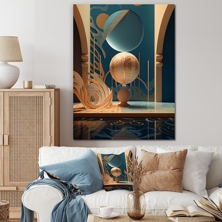 Designart "Master Consciousness Future Geometry Seance" Modern ...