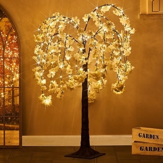 Cherry Blossom Tree with Fairy Lights - White - Bed Bath & Beyond ...