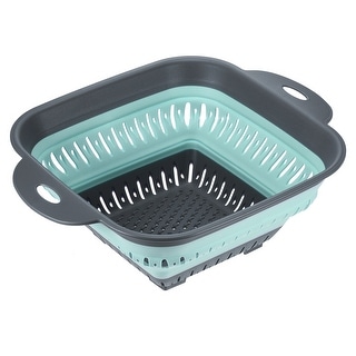 Silicone Collapsible Colander, Square Collapsible Strainer Food ...