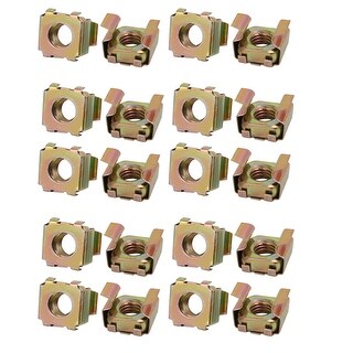 20pcs M8 65Mn Spring Steel Captive Cage Nut for Server Shelf Cabinet ...