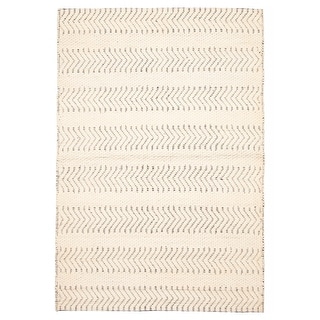 ECARPETGALLERY Braid weave Sienna Cream Wool Rug - 5'1 x 7'6 - Bed Bath ...