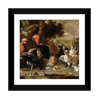 iCanvas "Poultry Yard, c.1668 " by Melchior de Hondecoeter - Bed Bath ...
