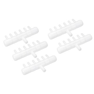 Air Line Tubing Splitter Connector, 5Pcs 8mm/0.31" to 5mm/0.2" 6 Way ...