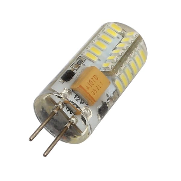 AC/DC12V G4 3W Cool White 48 LEDs SMD3014 Energy Saving Silicone Corn ...