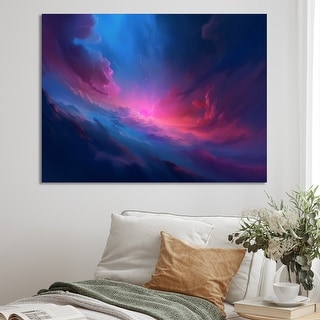 Designart "Dramatic Sky" Landscape Modern Wall Art Prints - Bed Bath ...